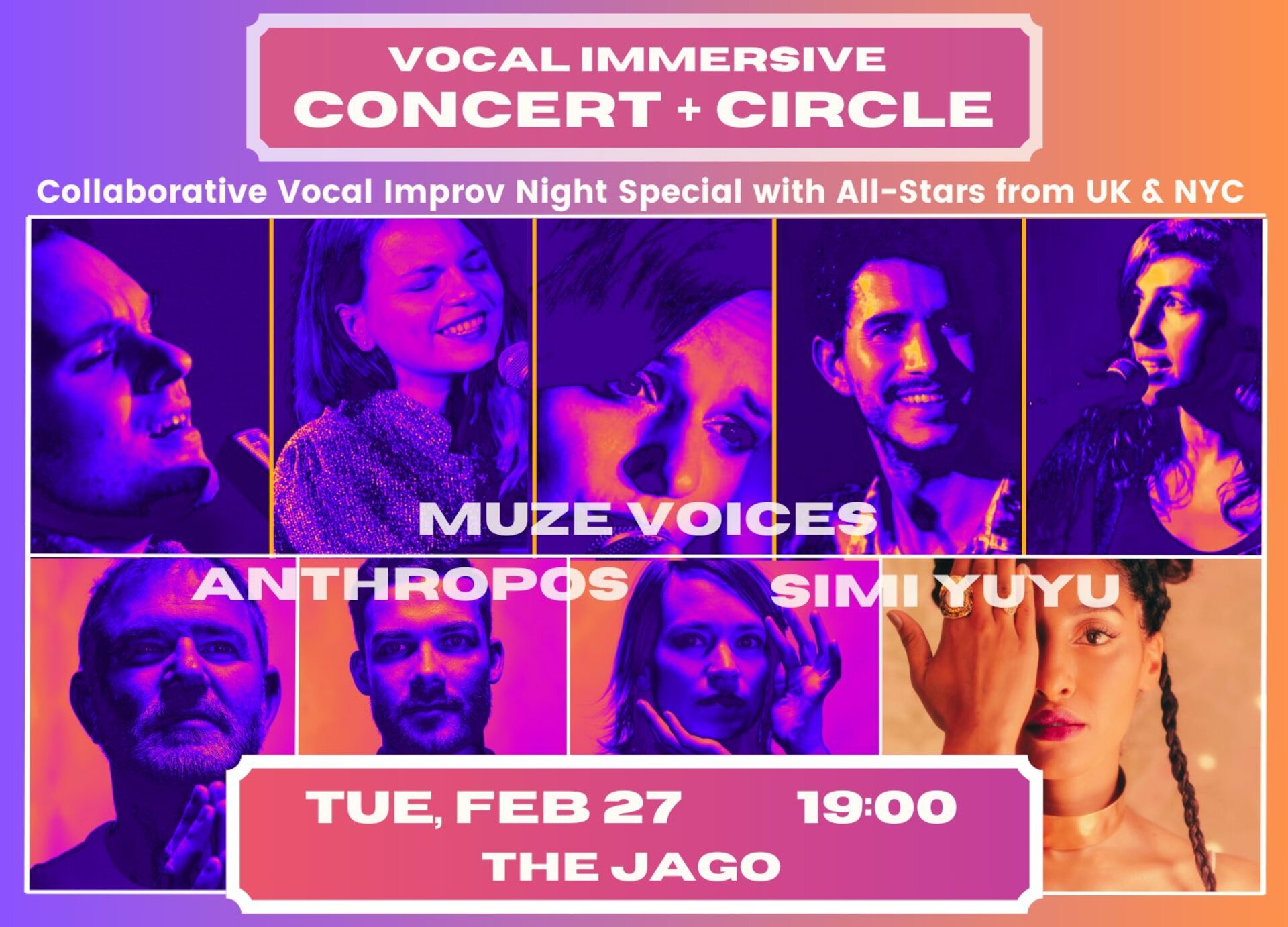 🎶 MEGA VOCAL IMPROV NIGHT- Collaborative Concert and Circle Singing ...