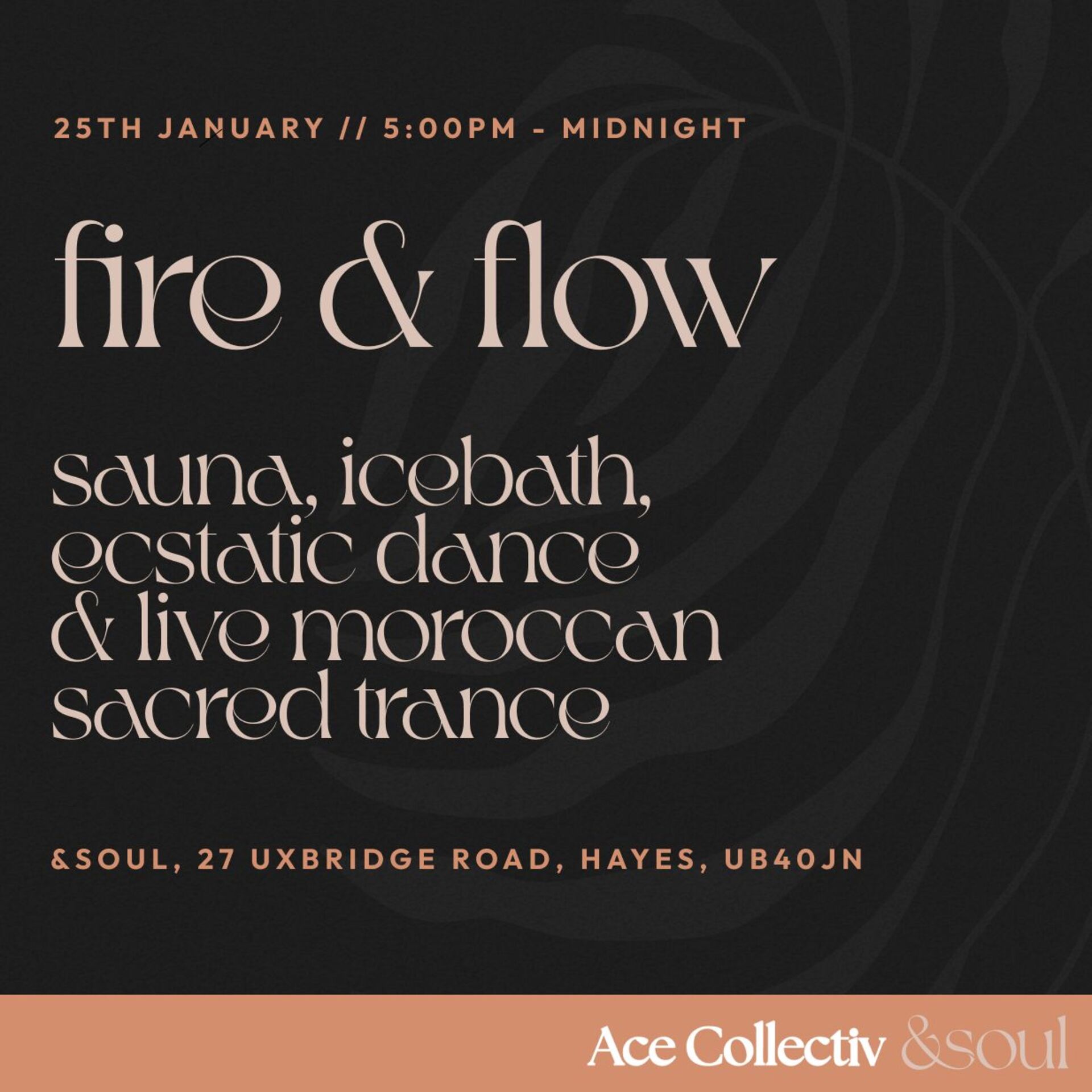 Fire & Flow - Ecstatic Dance, Wild Spa, Live Moroccan Sacred Trance Music & more · Dandelion