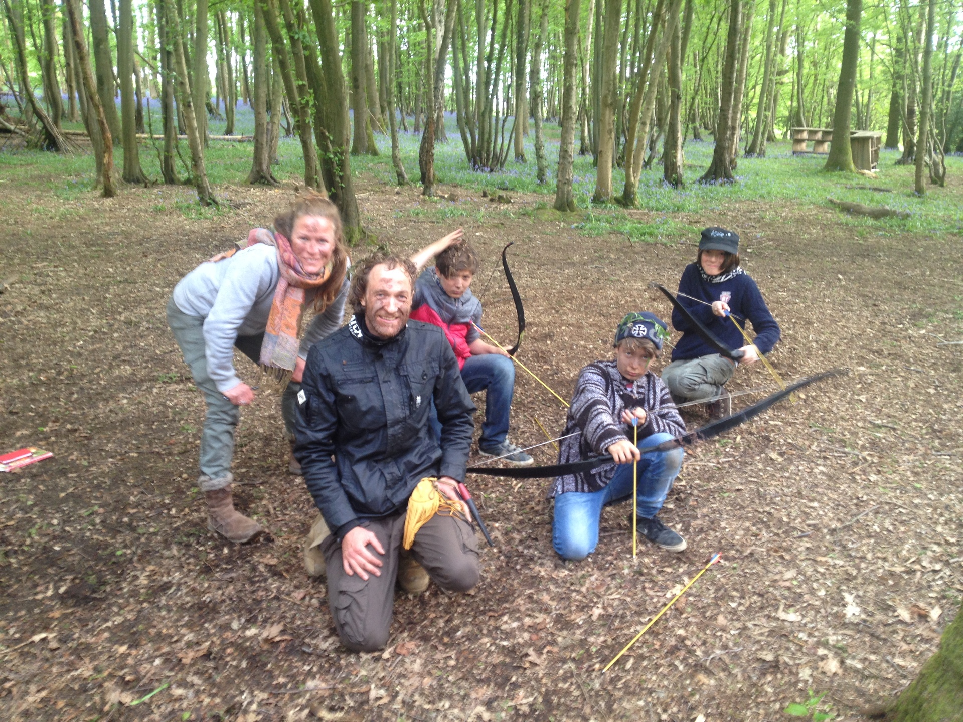 Archery , atlatl spears , cross bows and axe throwing · Dandelion