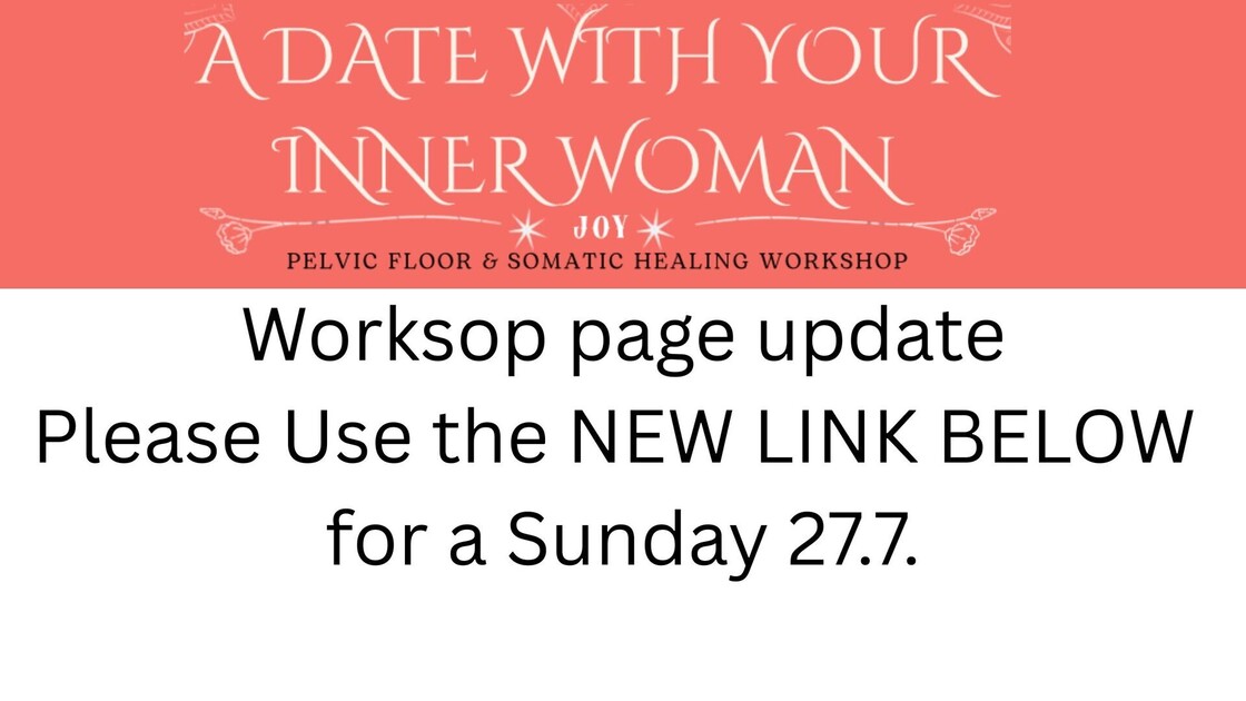 🌸 This is an old event! 🌸 We have a NEW event: "A Date With Your Inner ...